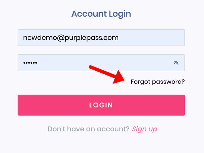 Logging into your Purplepass event organizer account – Purplepass