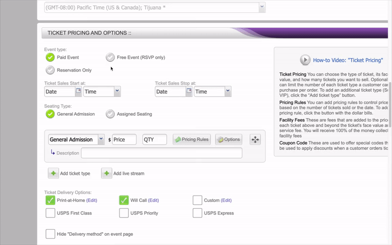 What is a ticket reservation and how can I create reservation-only ...